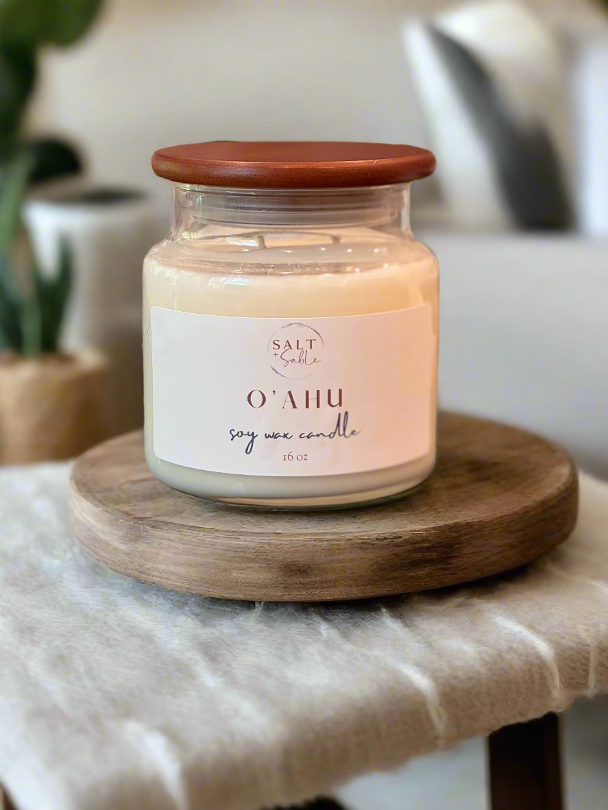 Apothecary Candle O'ahu – Salt + Sable